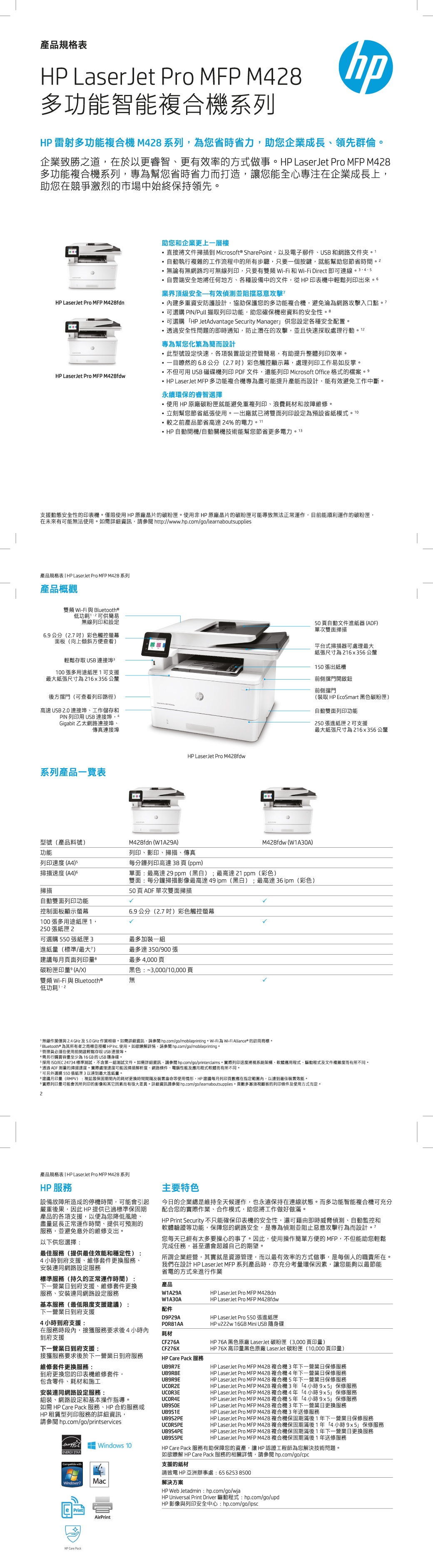 HP LaserJet Pro MFP M428fdn 高速雙面雷射傳真複合機 - Taiwan 台灣墨水匣王 - 墨水 墨水匣 碳粉匣 ...